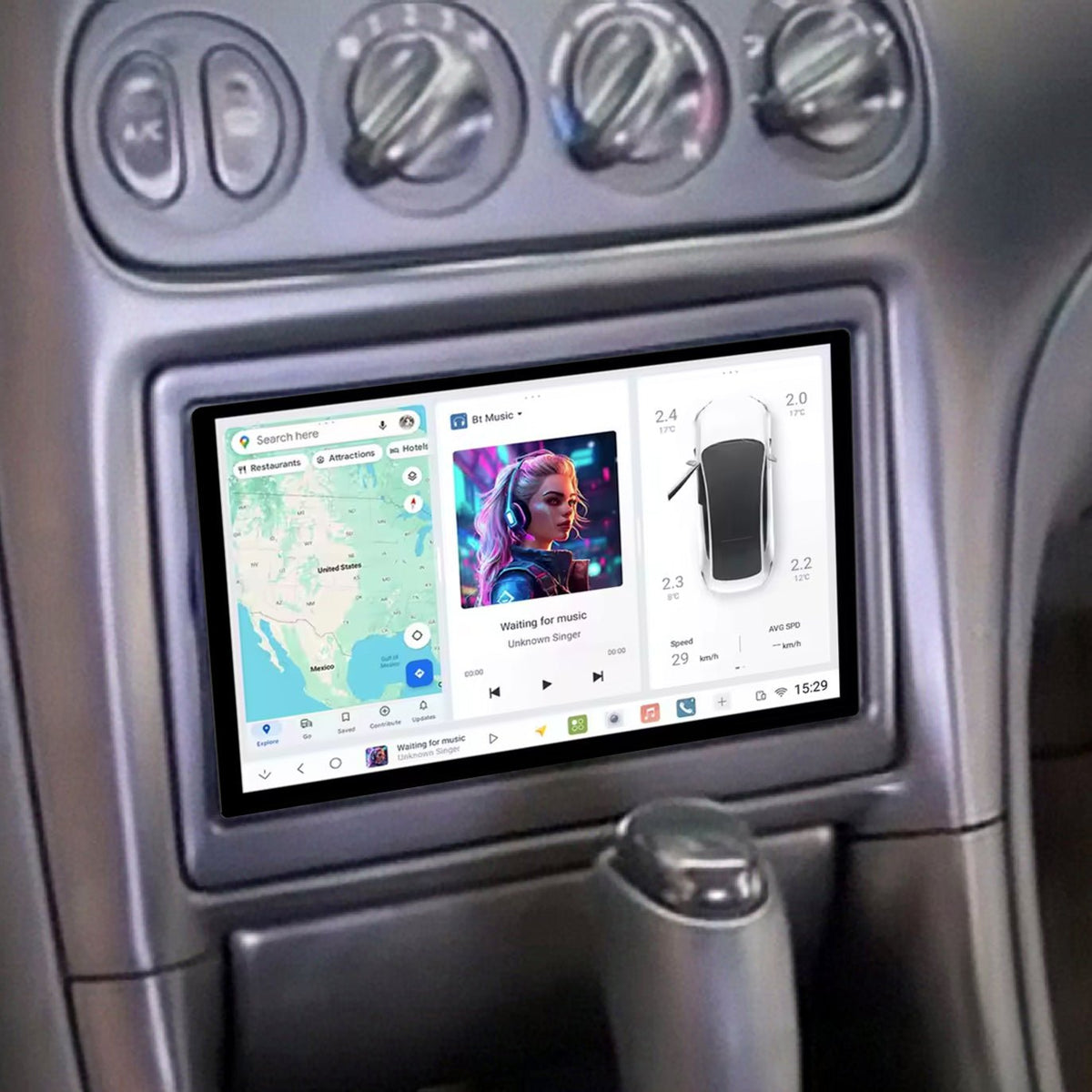 NEW VT VX VU COMMODORE TABLET STYLE 7" TOUCH SCREEN RADIO, HOLDEN ...
