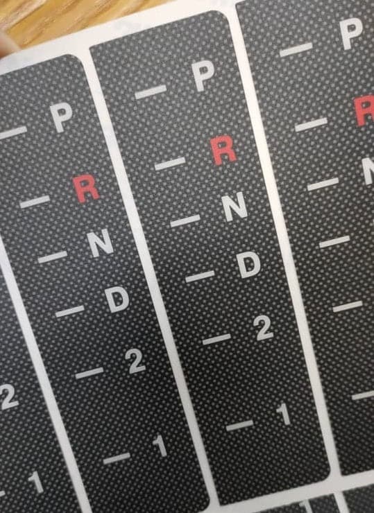 BRAND NEW AUTO SHIFTER INSERT DECAL for VL, CALAIS TURBO GM GMH STICKER ...