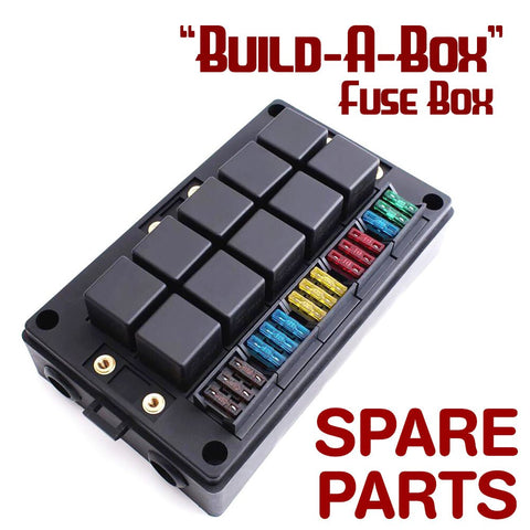 BUILD-A-BOX FUSE BOX [SPARE PARTS] 12V FUSE AND RELAY ENCLOSURE (VB VC ...