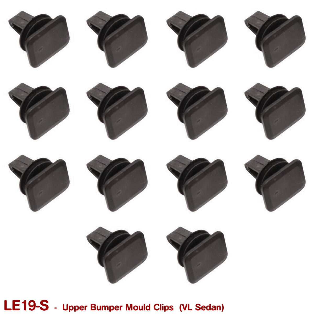 NEW VL WAGON UPPER BUMPER MOULD TRIM CLIPS, HOLDEN COMMODORE CALAIS ...