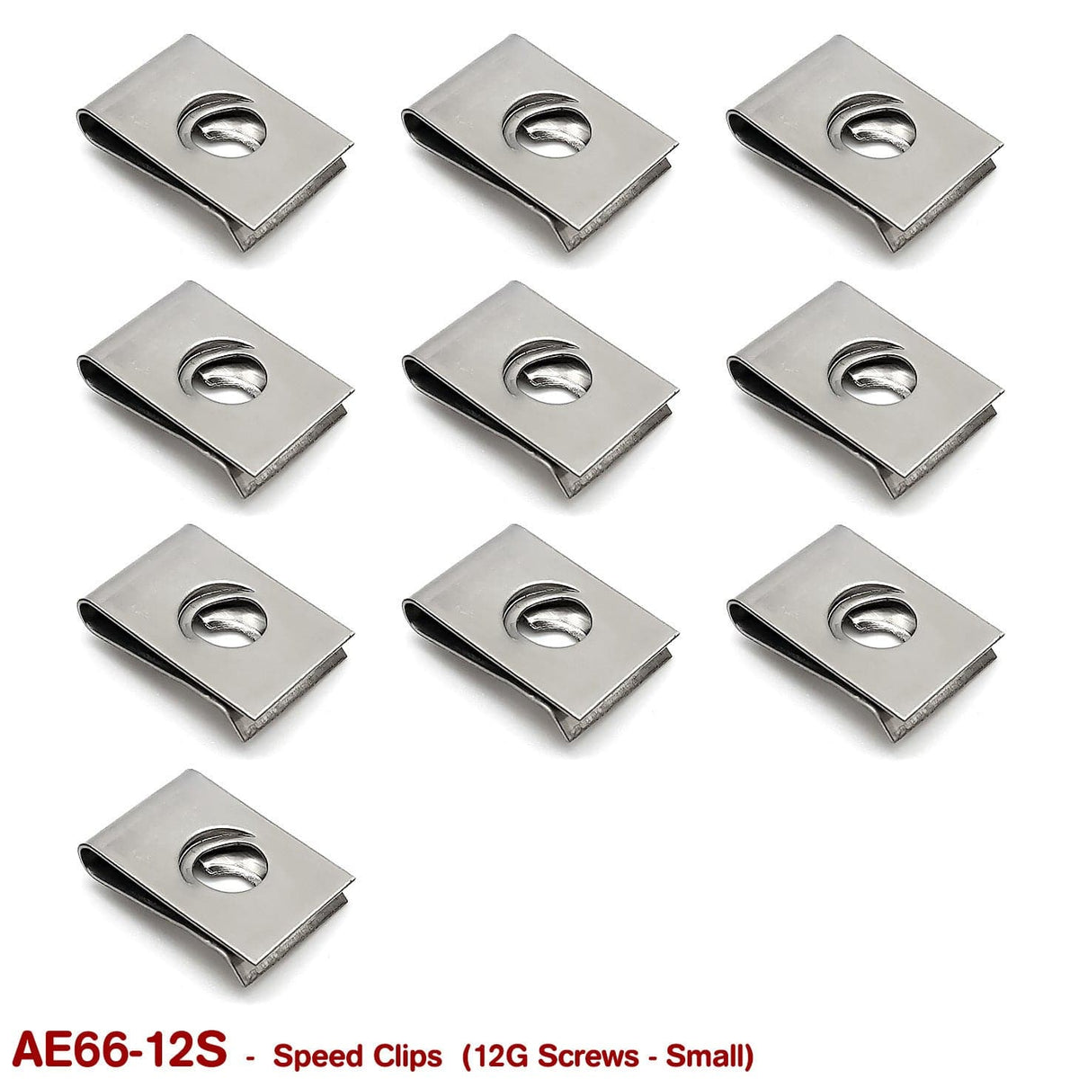 SCREW SPEED CLIPS - 12G SMALL (STAINLESS STEEL) – HOLDCOM AUTO PARTS