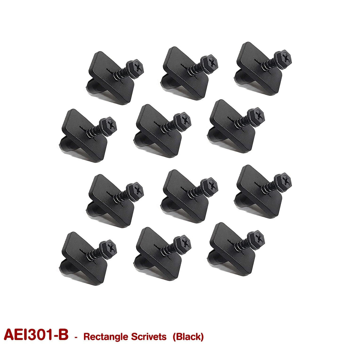 RECTANGLE SCRIVET CLIPS (BLACK) NEW VB VC VH VK VL COMMODORE – HOLDCOM ...