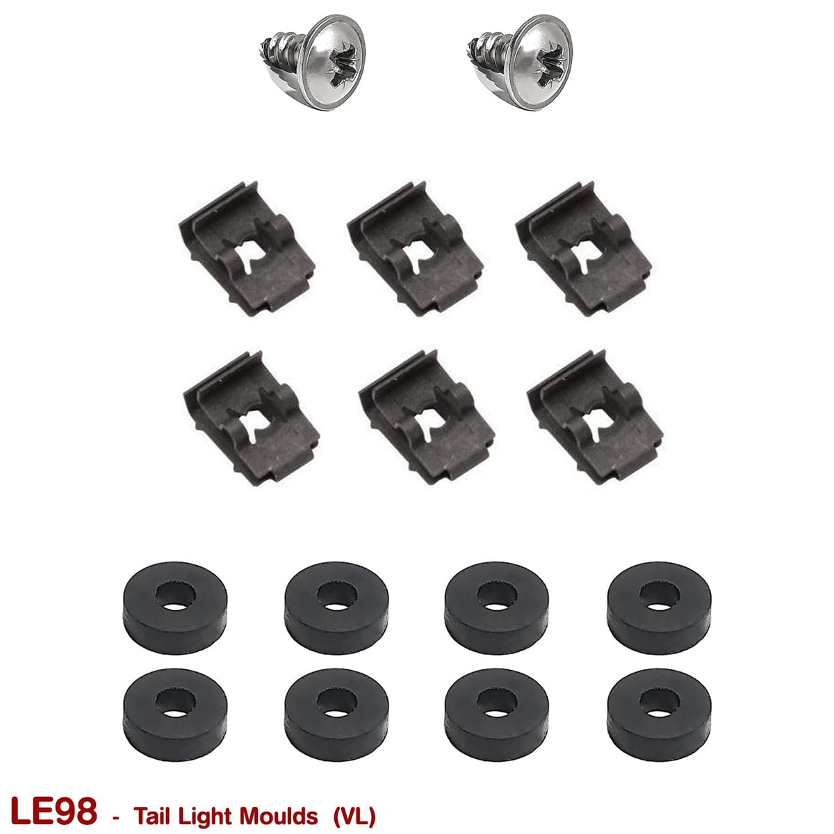 BRAND NEW VL TAIL LIGHT MOULD FASTENERS, HOLDEN SL EXECUTIVE BERLINA GM ...